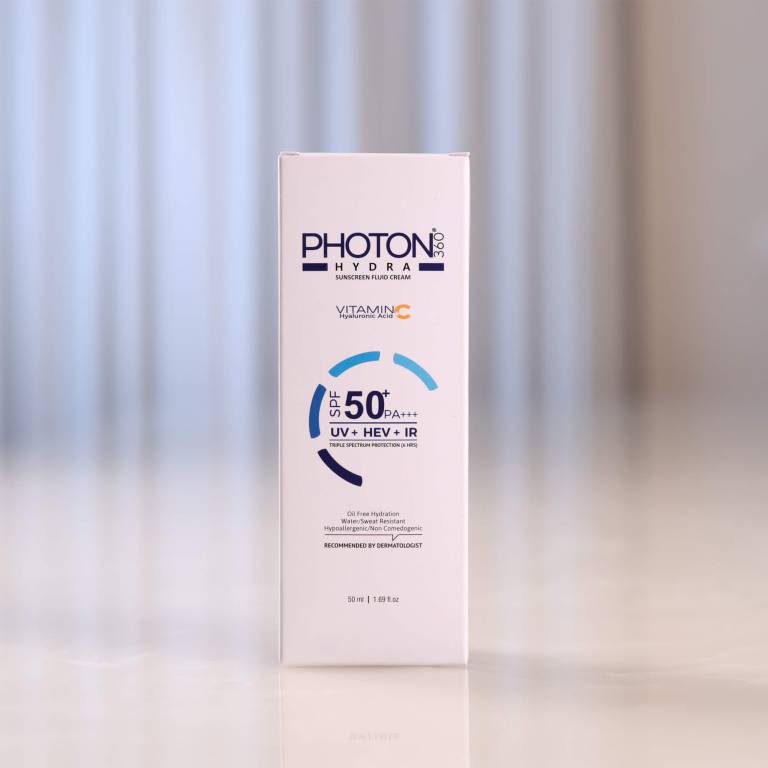 Photon Hydra 360 Sunscreen Fluid Cream | With Hyaluronic Acid & Vitamin ...