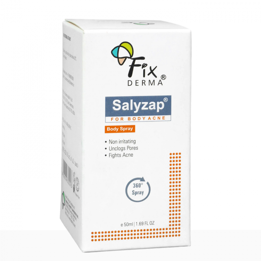 Fixderma Salyzap Body Spray – Body Acne & Oil Control
